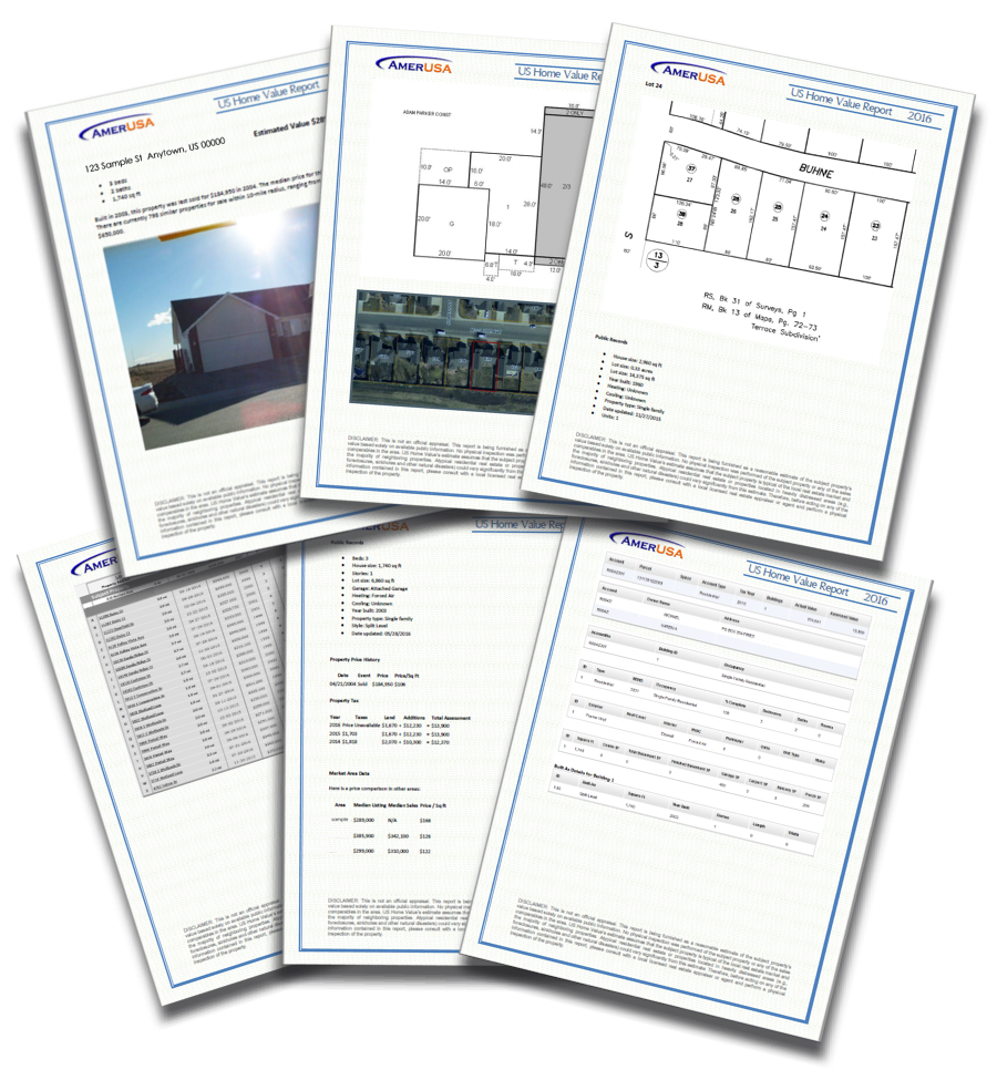 Sample Report US Home Value